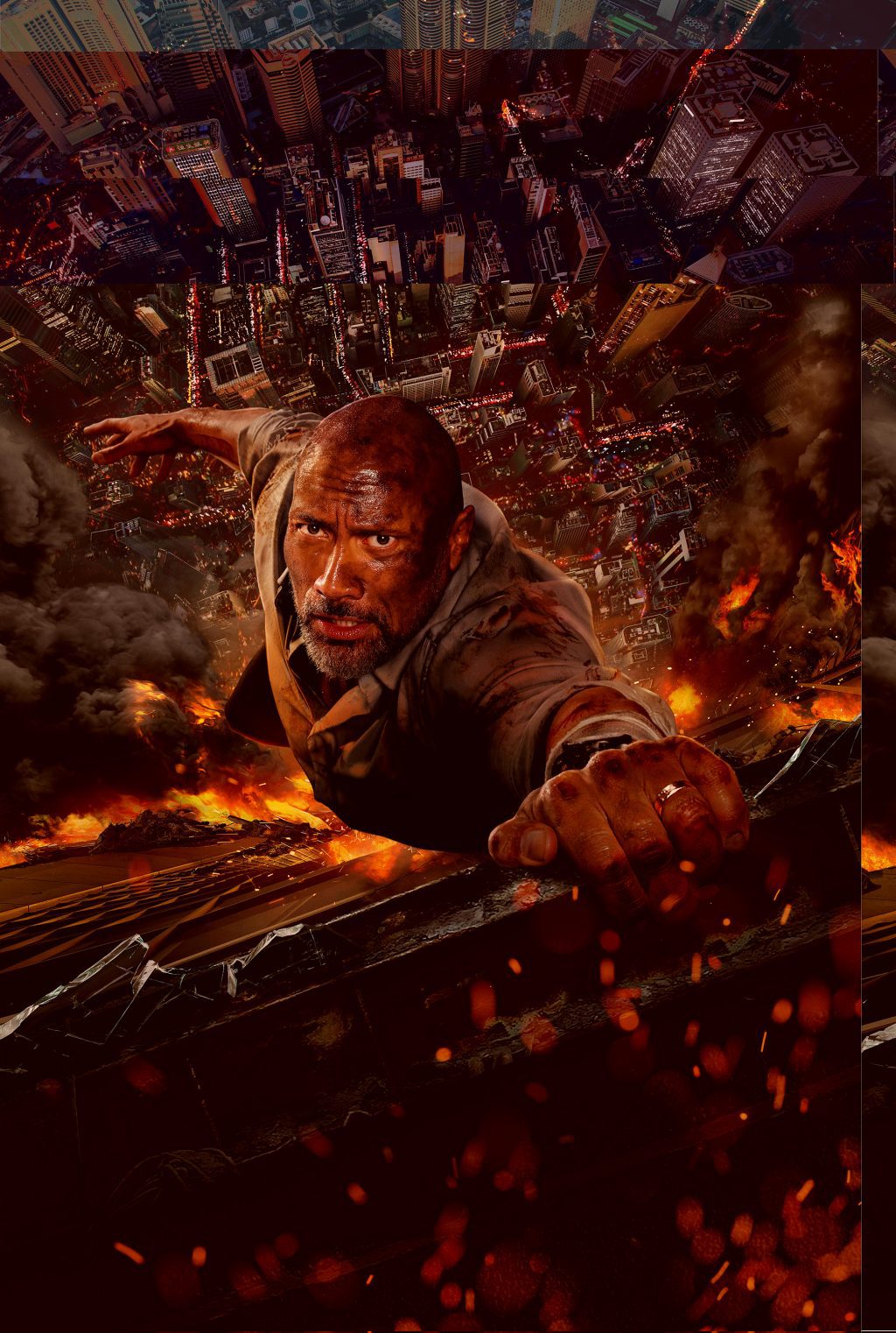 Photos: Dwayne Johnson Goes Up in a Blaze of Glory in 'Skyscraper ...